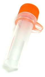 Microcentrifuge conical tube 2mL with Organge screw cap; 500 Each from ...