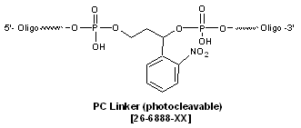 PC Linker (photocleavable) oligo modification from Gene Link